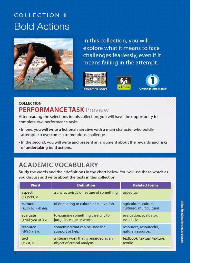 1 Bold Actions - Houghton Mifflin Harcourt | PDF | Nature