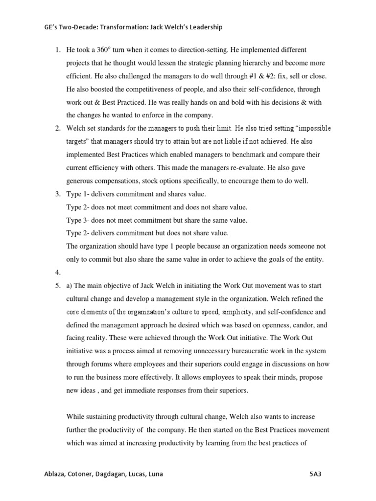 Driving Cultural Transformation and Productivity Growth: An Analysis of ...