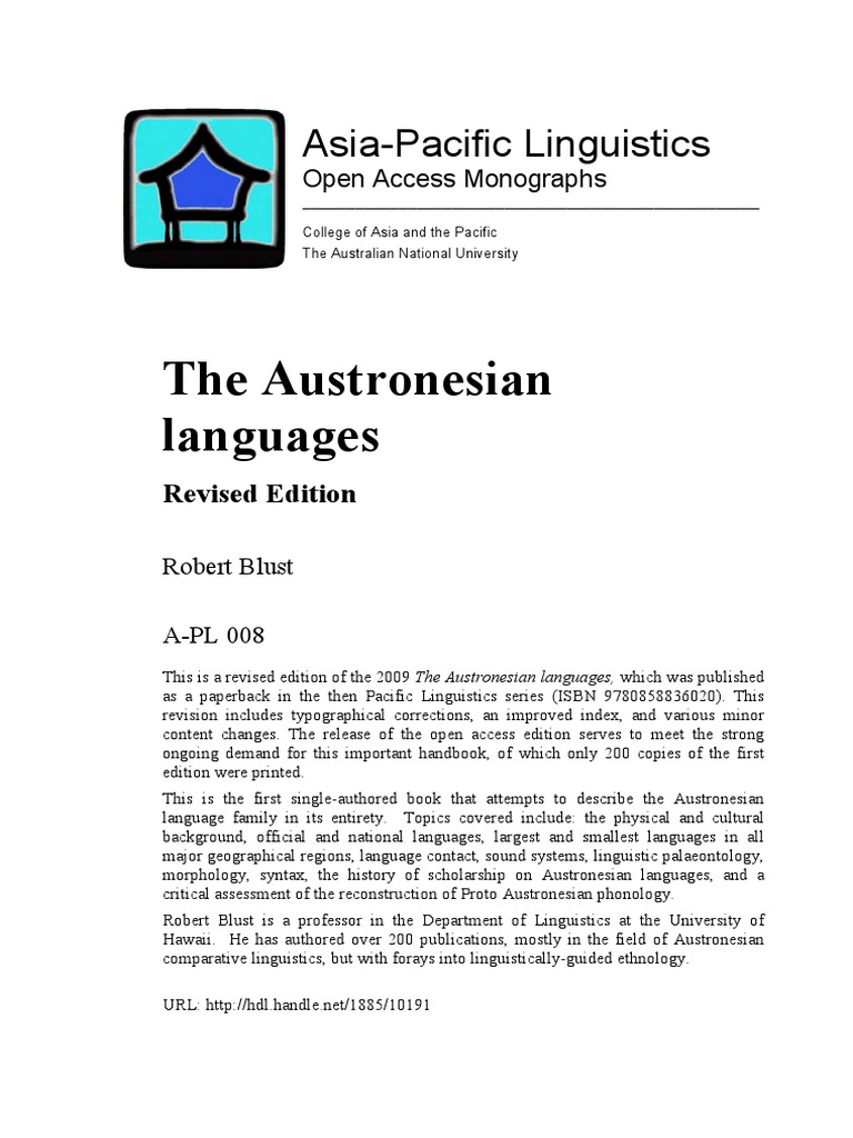 Buku The Austronesian Language | PDF | Linguistics | Syntax