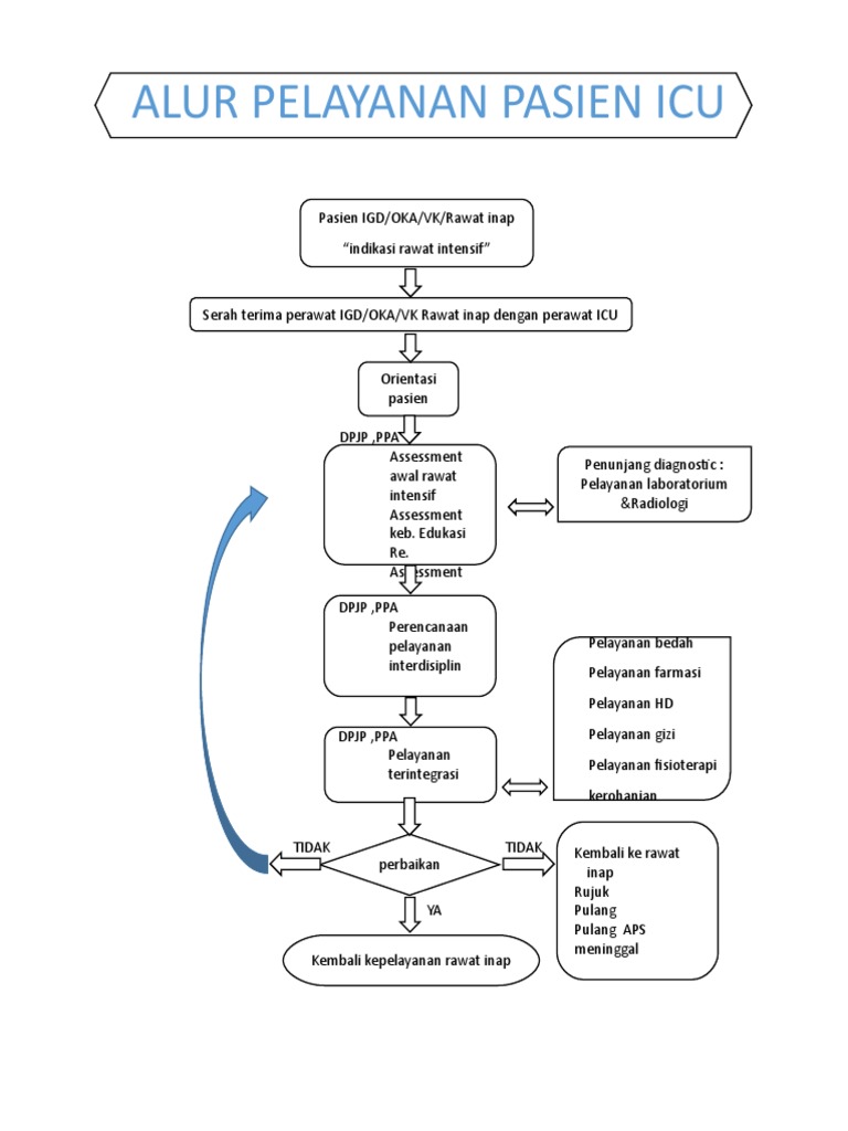 Alur Pelayanan Pasien Icu | PDF