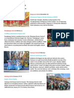 List of Festivals in CARAGA Region | PDF