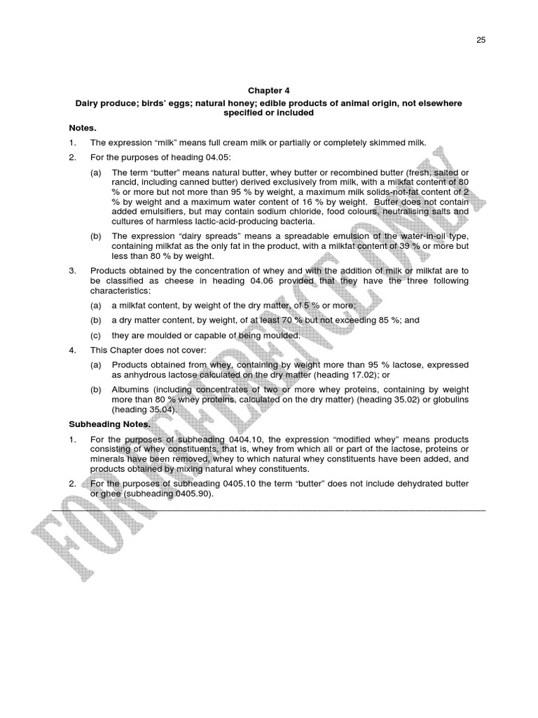 Dairy Products and Classification Details | PDF | Butter | Milk