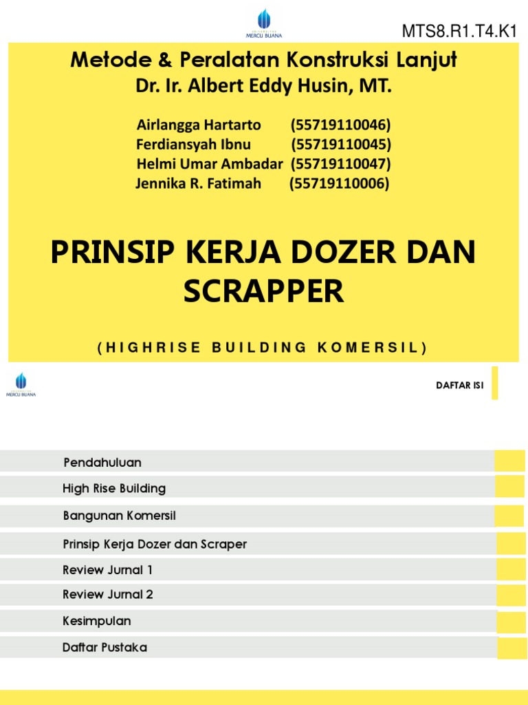 Prinsip Kerja Dozer dan Scraper | PDF