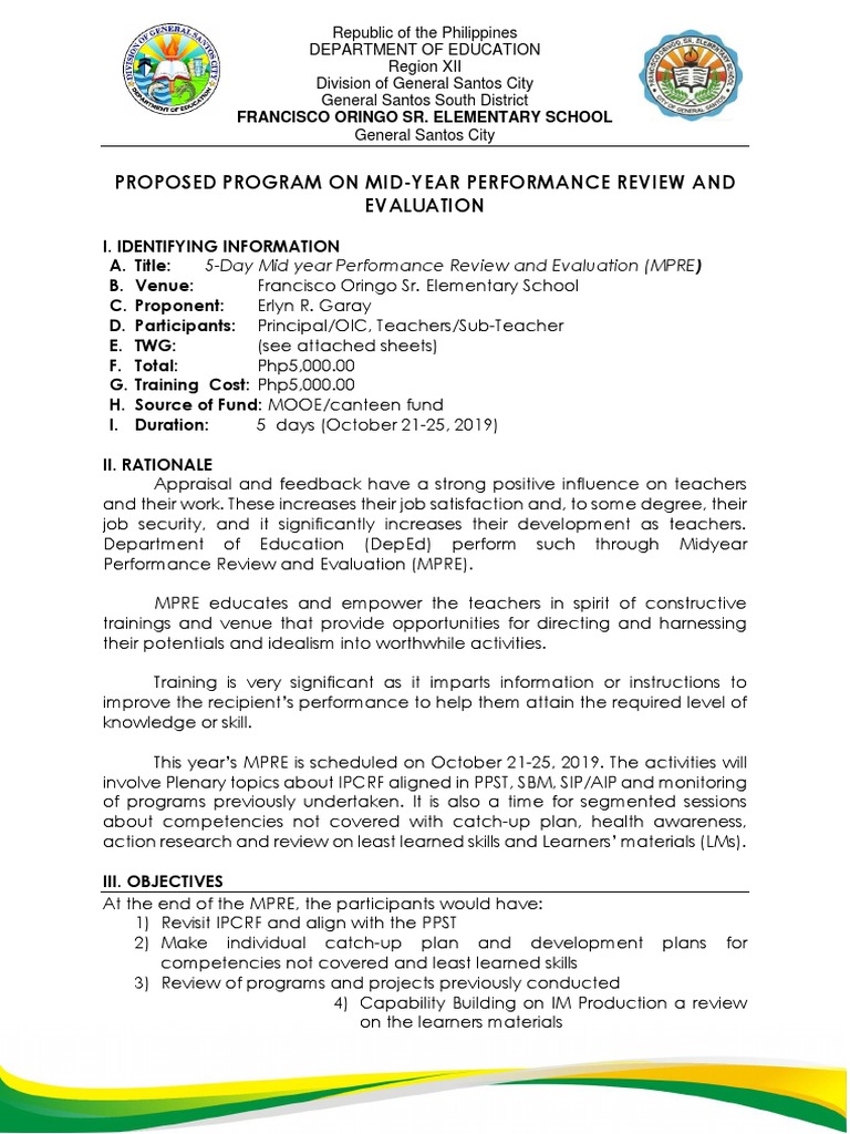 MPRE Action Plan Revised | PDF | Learning | Cognition