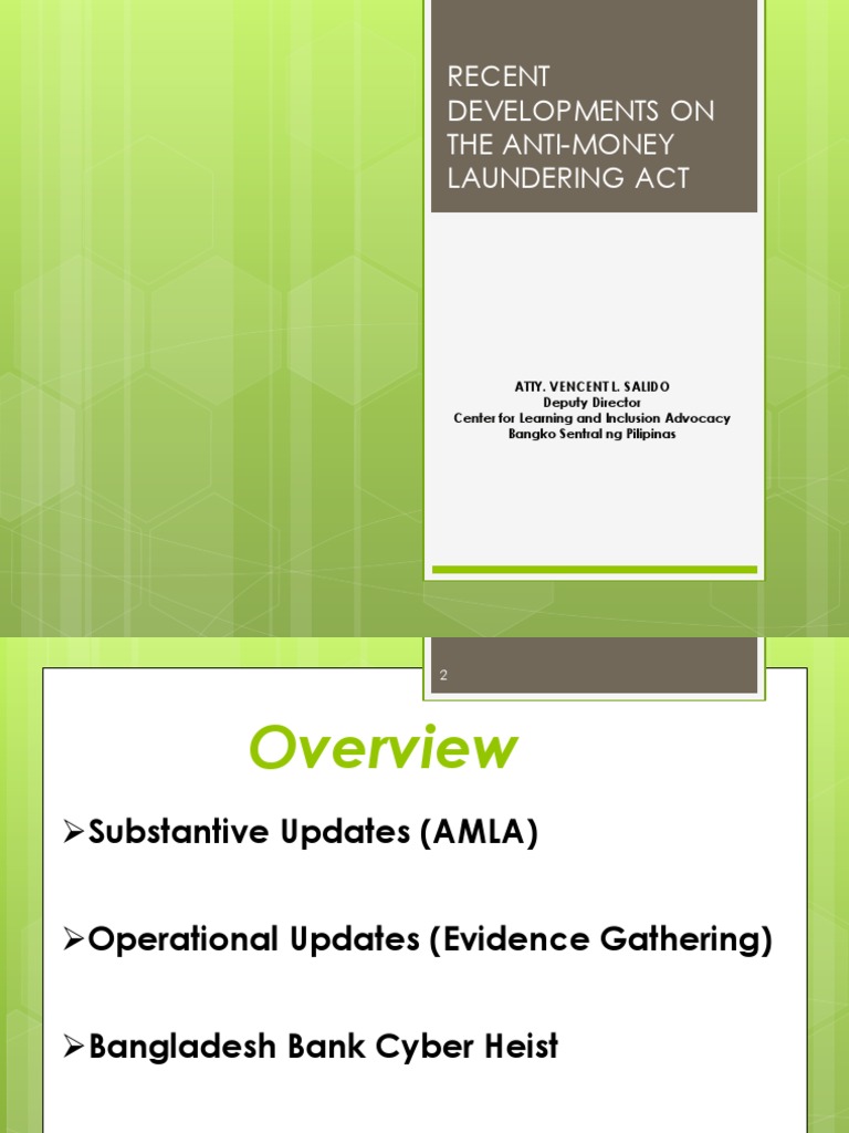 AMLA Updates | PDF | Asset Forfeiture | Money Laundering