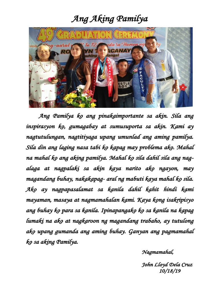 Ang Aking Pamilya | PDF