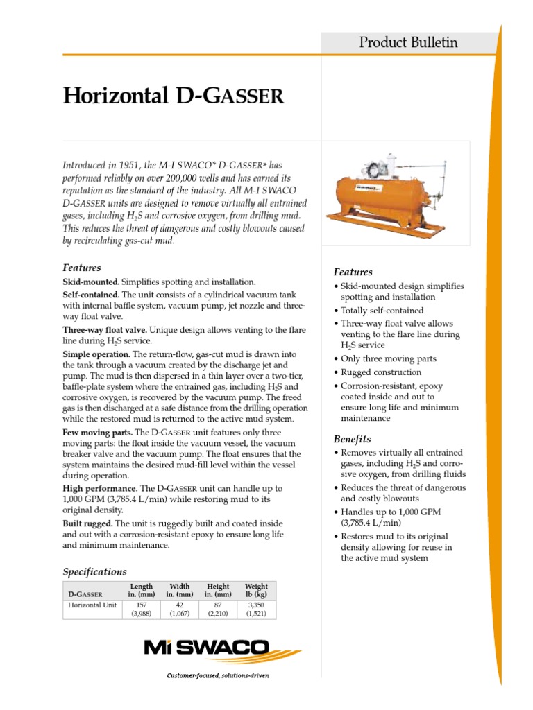 Horizontal Vacuum D-Gasser | PDF | Pump | Corrosion