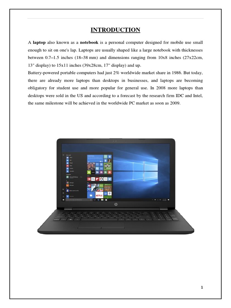 FINAL PROJECT Marketing-Project-on-HP-laptops | PDF | Hewlett Packard ...