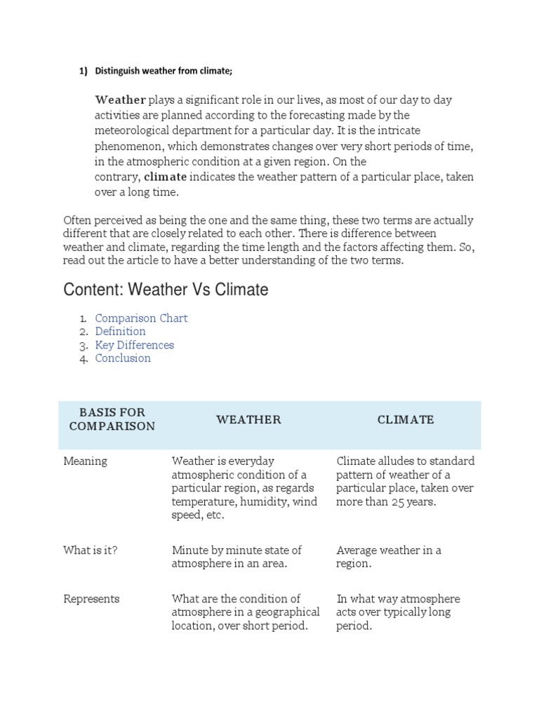 Climate Change Ques | PDF | Weather | Climate