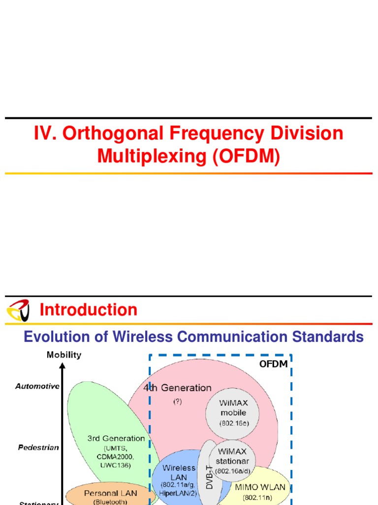 IV. Orthogonal Frequency Division Multiplexing (OFDM) | PDF ...