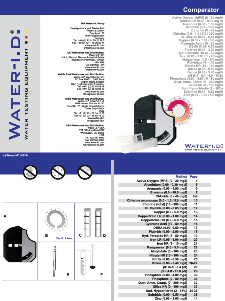 Water Testing Parameters Guide | PDF | Chlorine | Magnesium