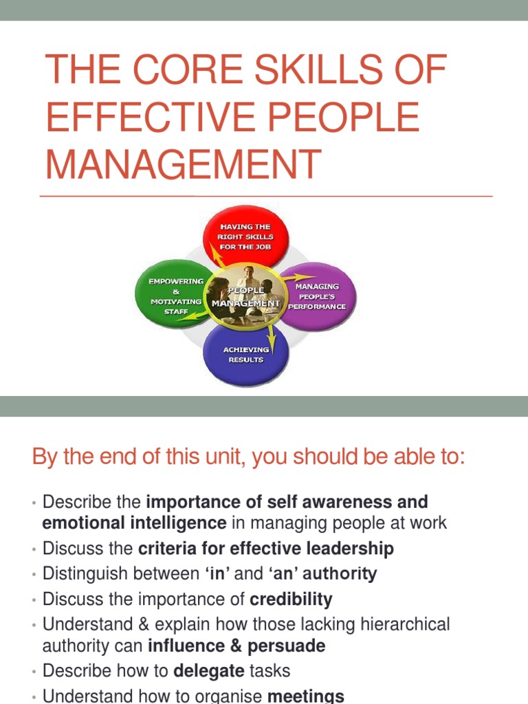 People Management | PDF | Leadership | Credibility