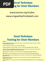 Hand Signals For Choral Conducting | PDF | Song Structure | Choir
