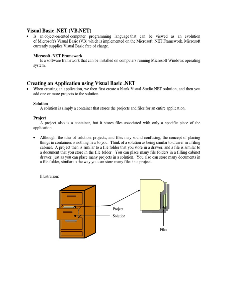 Getting Started with VB.NET | PDF | Visual Basic .Net | Object Oriented Programming