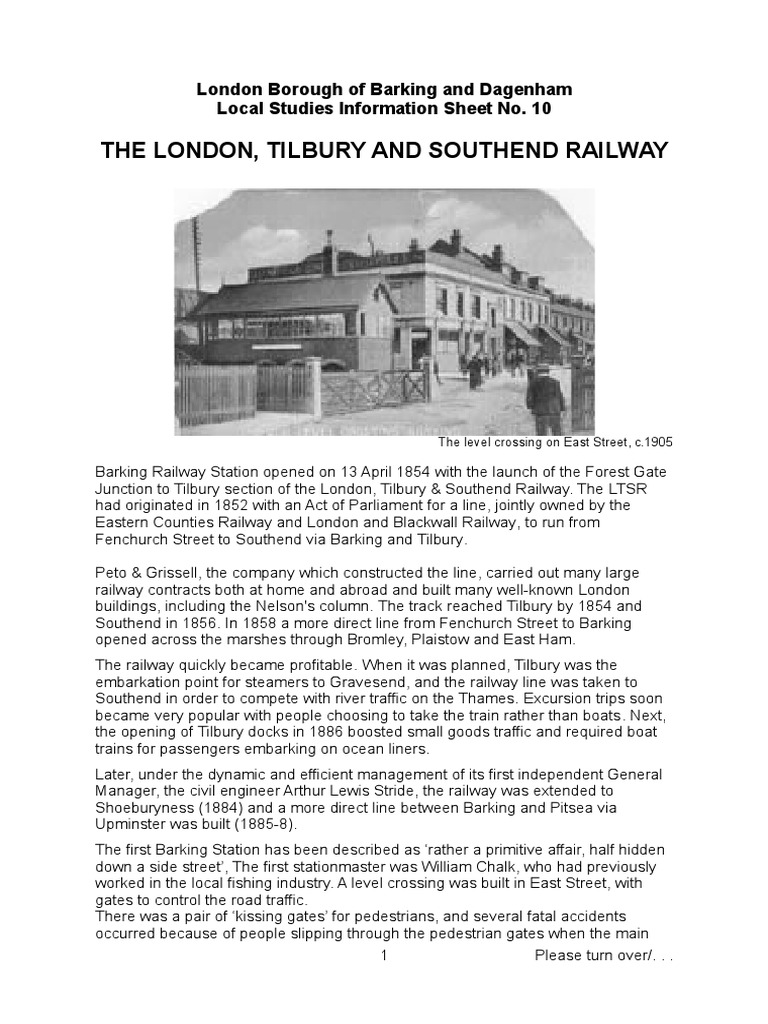 Info Sheet 10 Lts Railway | PDF | Rail Transport | Transportation ...