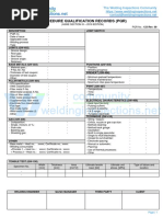 WPS Format For AWS D1.1 - PQR - SMAW | PDF | Welding | Construction