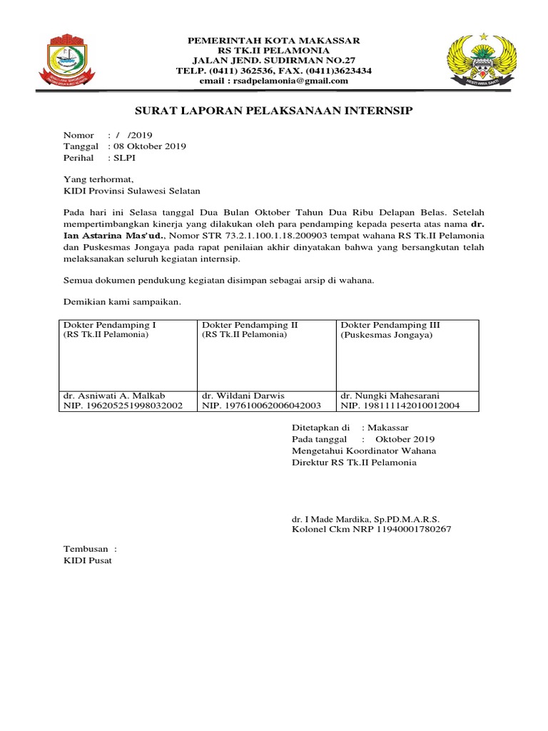 SLPI Internship | PDF