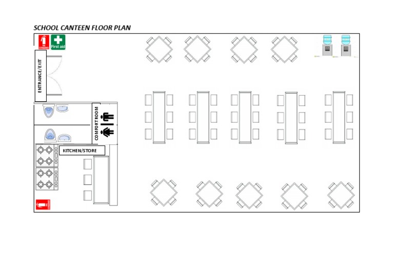 School Canteen Floor Plan: Kitchen/Store | PDF