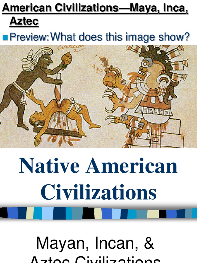 Olmec Inca Maya Aztec | PDF | Mesoamerica | Maya Civilization
