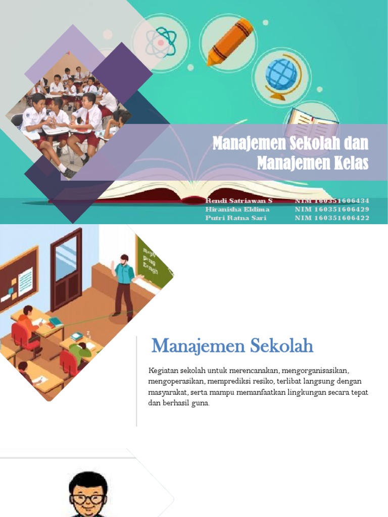 Manajemen Sekolah Dan Manajemen Kelas | PDF | Karier & Perkembangan