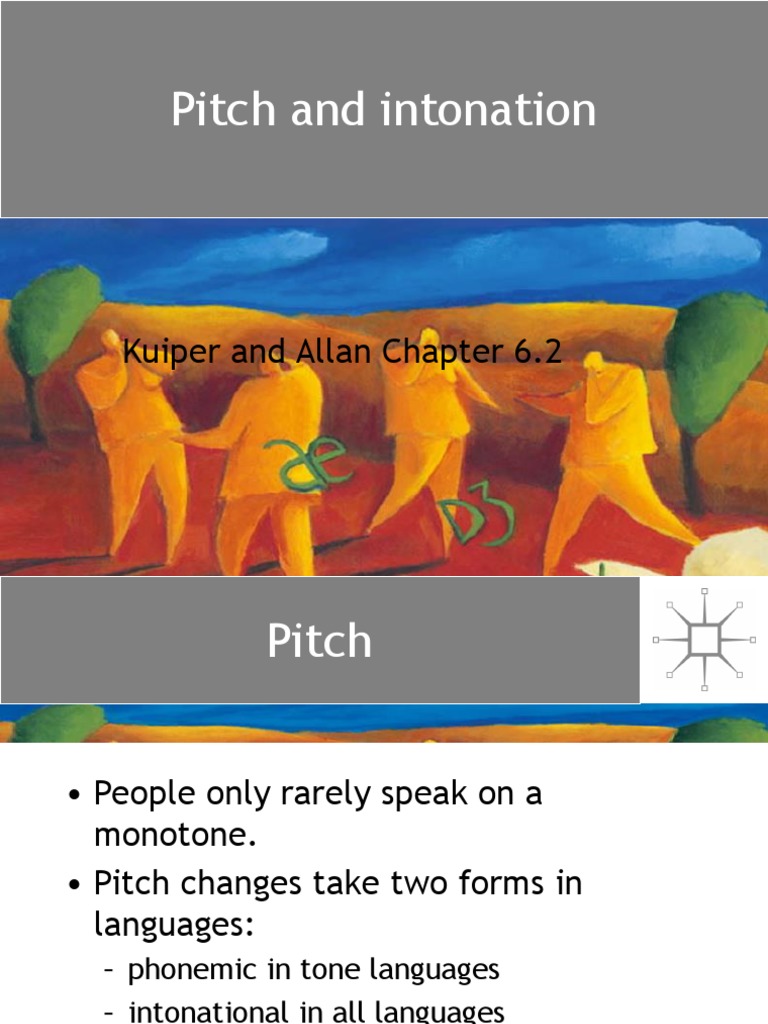 Sounds 15 Pitch and Intonation | PDF