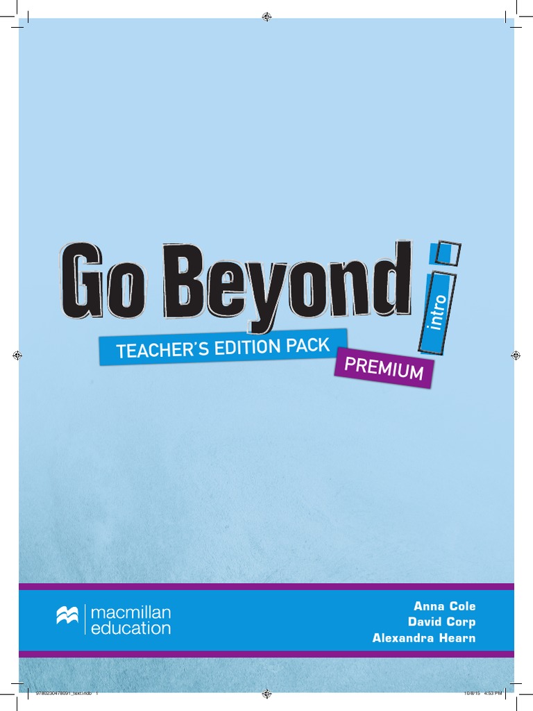 Go Beyond Teacher | PDF | Vocabulary | Books