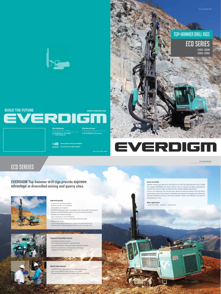 KTS - Caracteristicas EVERDIGM Modelo ECD (Eng) | PDF | Drill ...