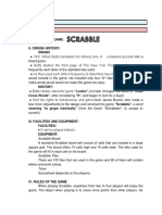 Scrabble Rules - Scrabble Official Rules | PDF | Onomastics | Semiotics