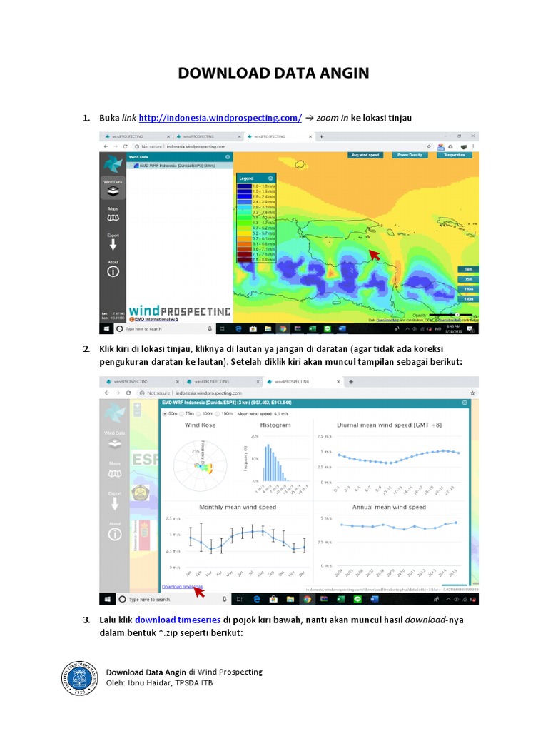 Data Angin Per Jam | PDF