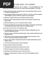 Romeo and Juliet Test | PDF | Characters In Romeo And Juliet | Romeo ...