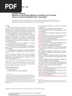 ASTM - F2170 - Humidity in Concrete | PDF | Humidity | Relative Humidity