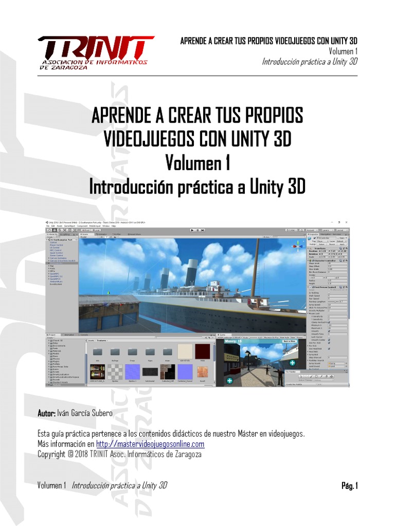 1 Introducción Práctica A Unity 3D | PDF | Unidad (motor de juego) | Point and Click