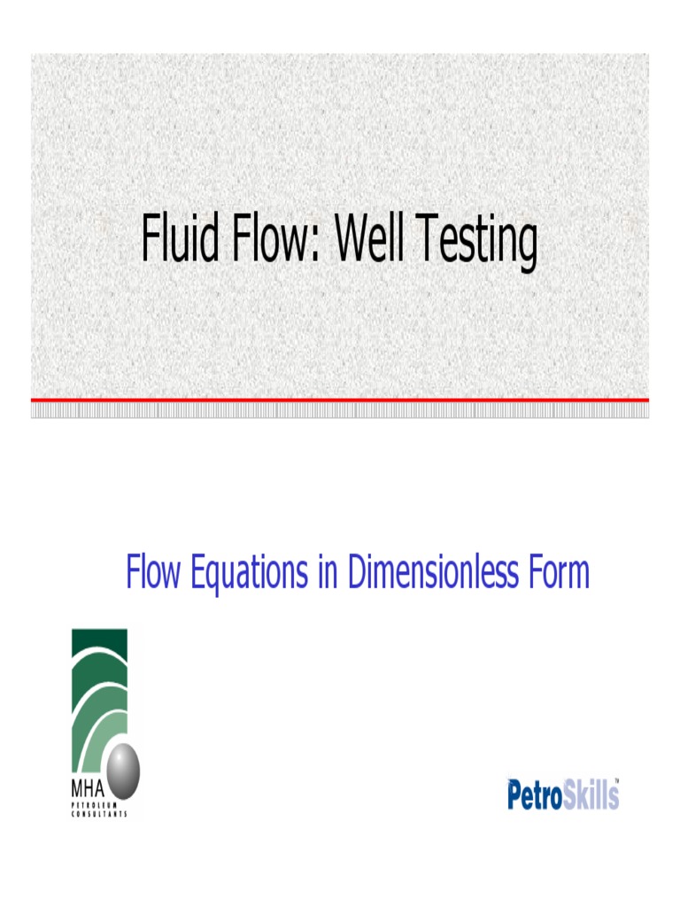 6-6 Dimensionless Equations Oct07 | PDF | Fluid Dynamics | Petroleum ...