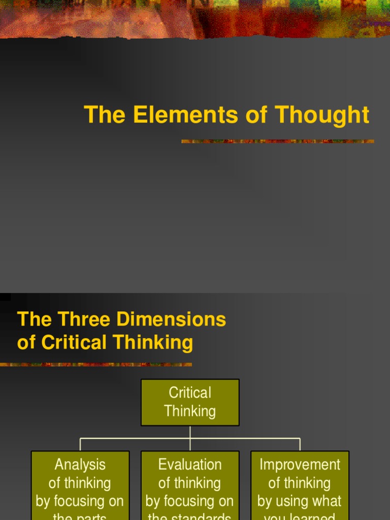 Elements of Reasoning | PDF | Ecology | Thought
