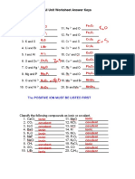 Lewis Dot Structure Worksheet Answers | PDF