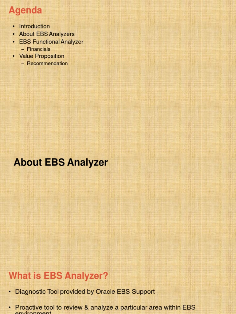 EBS Financial Functional Analyzer | PDF | Reliability Engineering ...