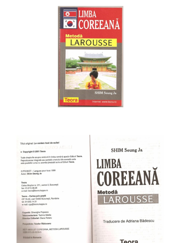 Limba Coreeana Metoda Larousse PDF | PDF