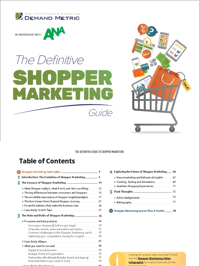 The Definitive Shopper Marketing Guide | PDF | Retail | Brand