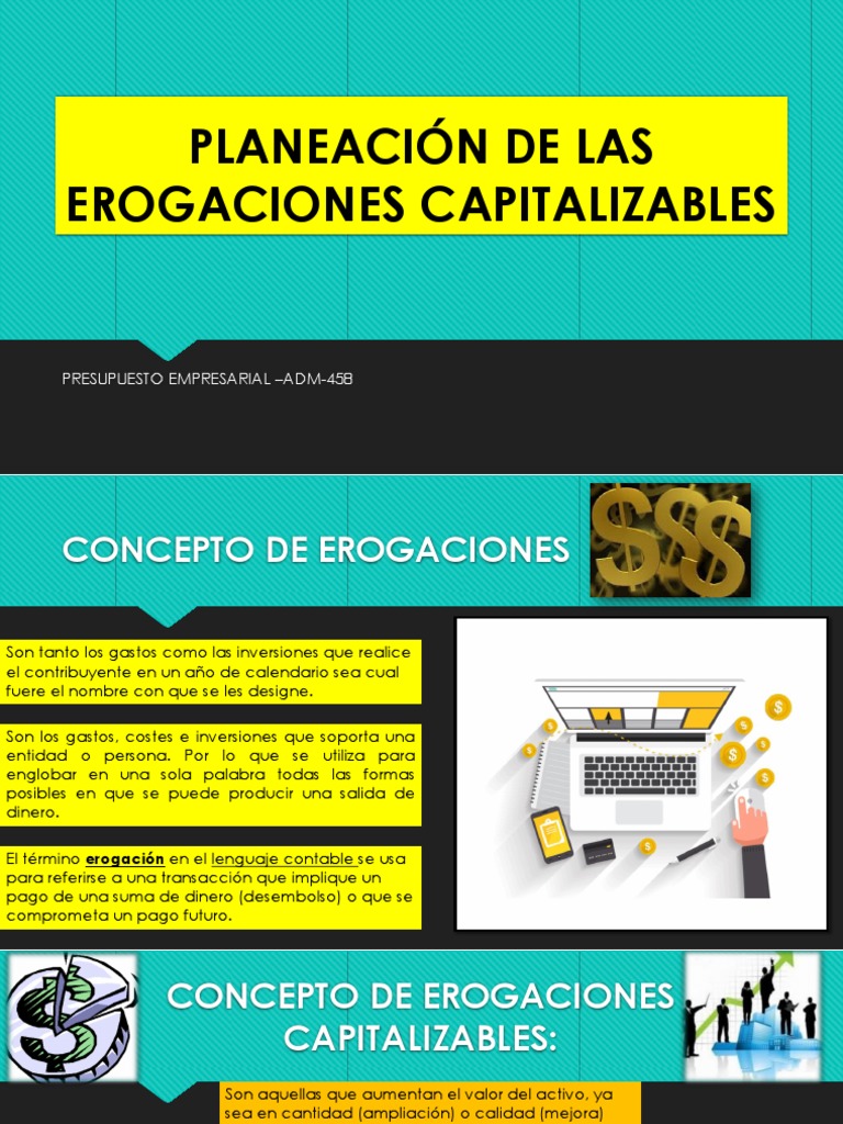Planeación de Las Erogaciones Capitalizables | PDF | Presupuesto ...