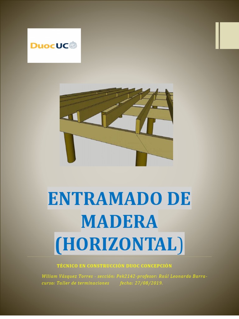 Entramado De Madera (Horizontal) | Madera | Naturaleza