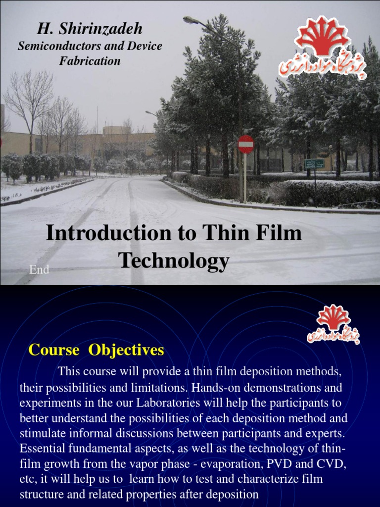 Introduction To Thin Film Technology | PDF | Thin Film | Sputtering