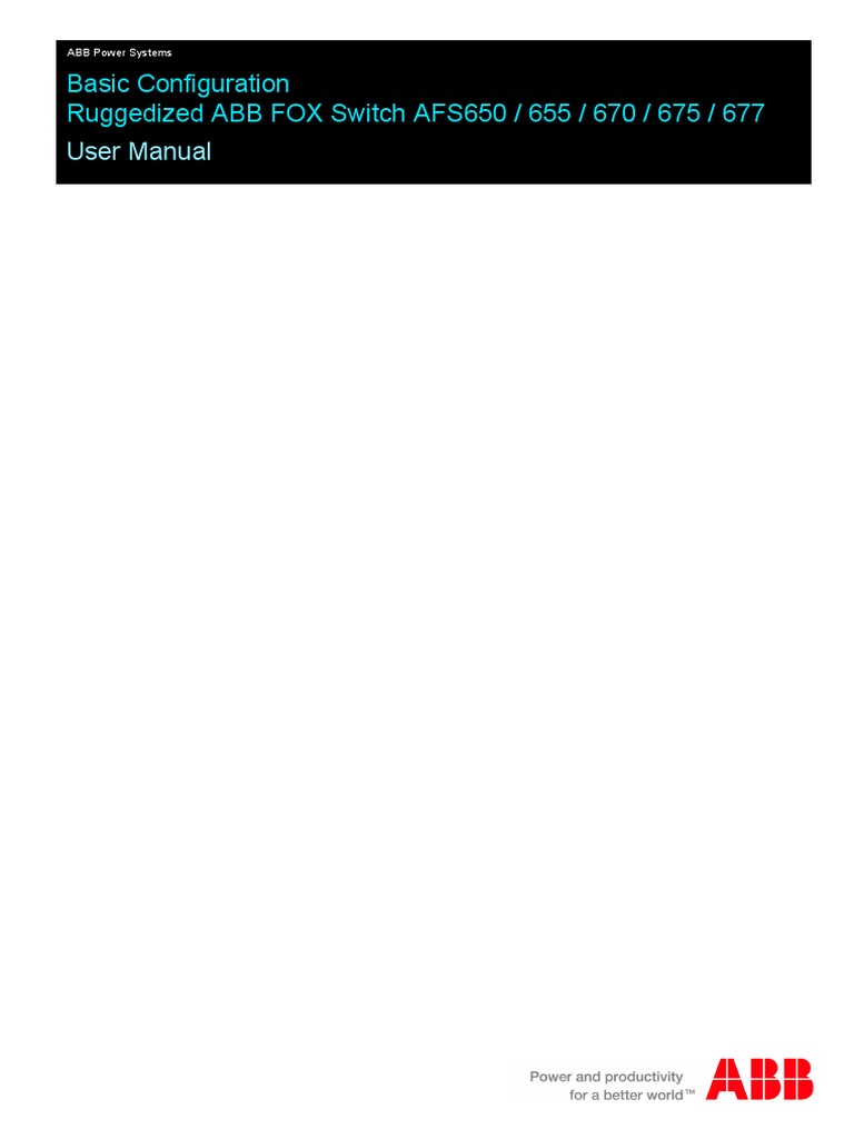 Basic Configuration AFS | PDF | Ip Address | Command Line Interface