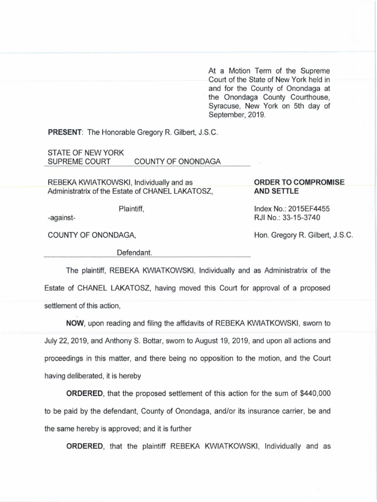 This Is The Order Apparently Signed by The Judge | PDF | Probate | Courts