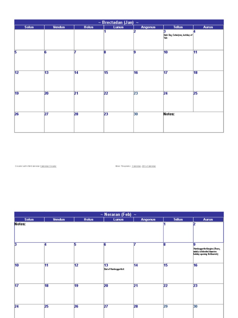 Taladas Calendar | PDF | Traditions | Observances