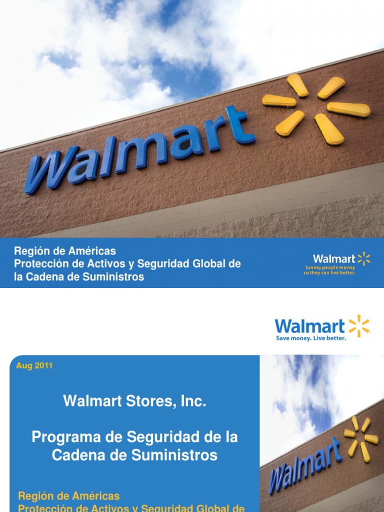 SCS Supplier Training Presentation | PDF | Walmart | Auditoría