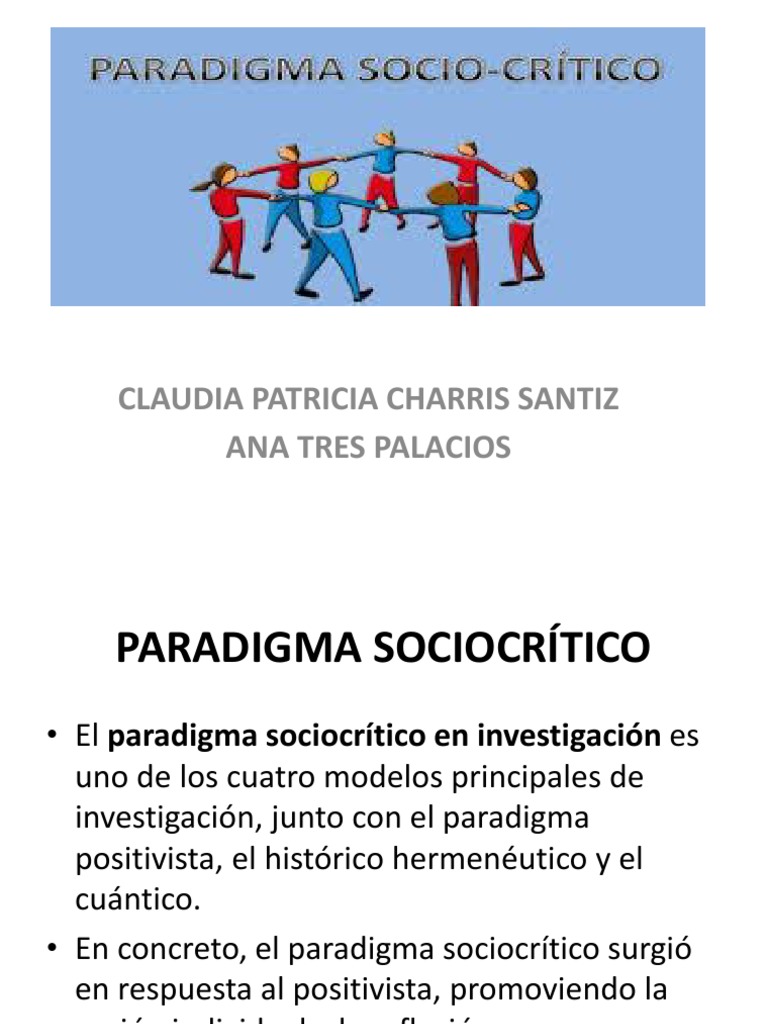 Paradigma Sociocritico | PDF | La teoría crítica | Paradigma