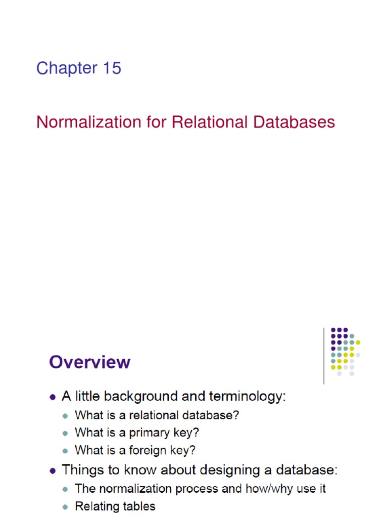 Normalization For Relational Databases Pdf Software Design Data Model