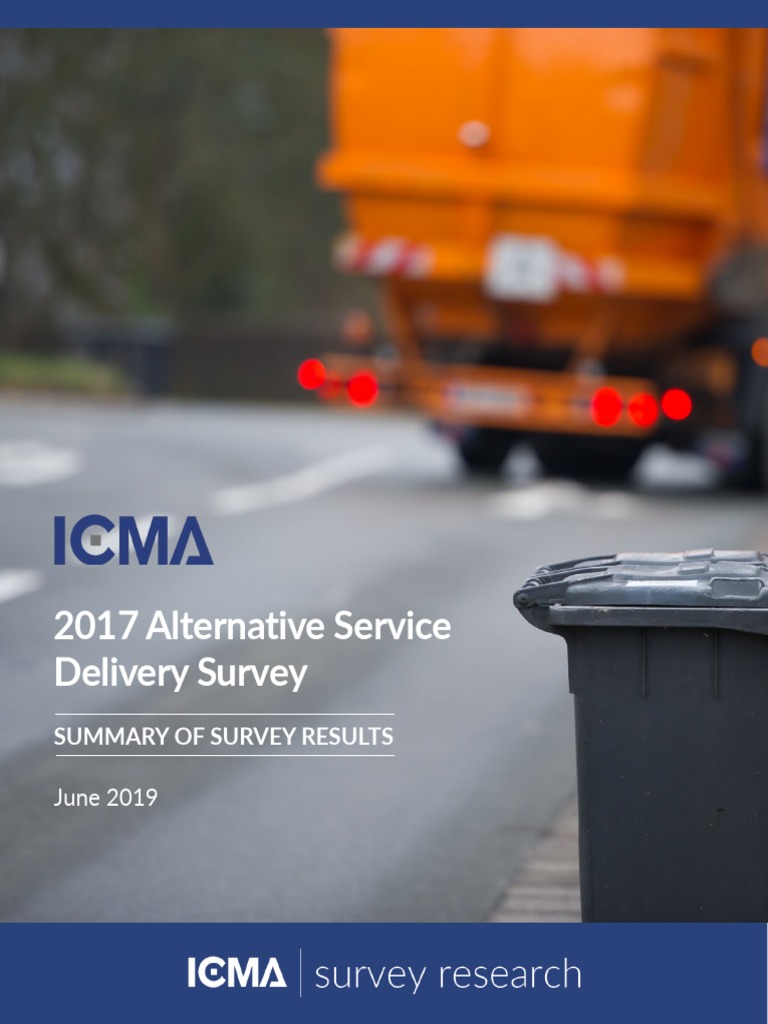 2017 Alternative Service Delivery Survey: Summary of Survey Results ...