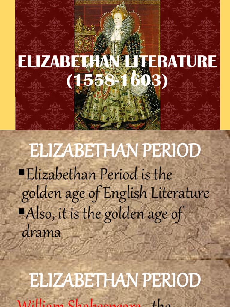 Elizabethan Literature | PDF | Classics