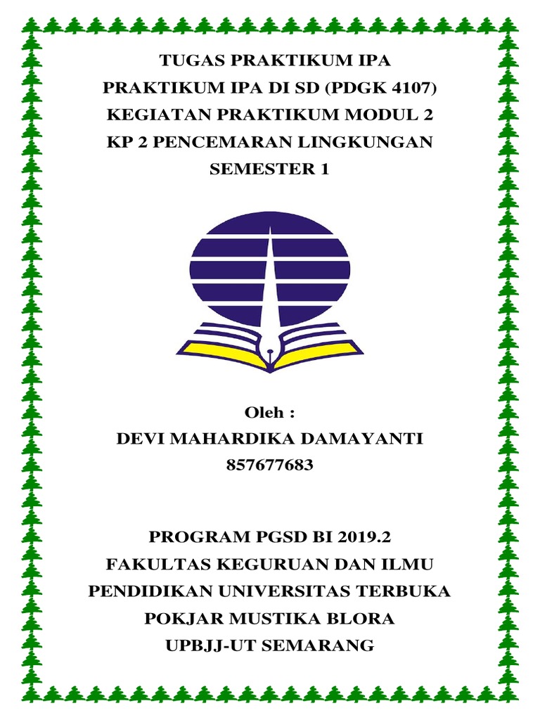 COVER Praktikum | PDF